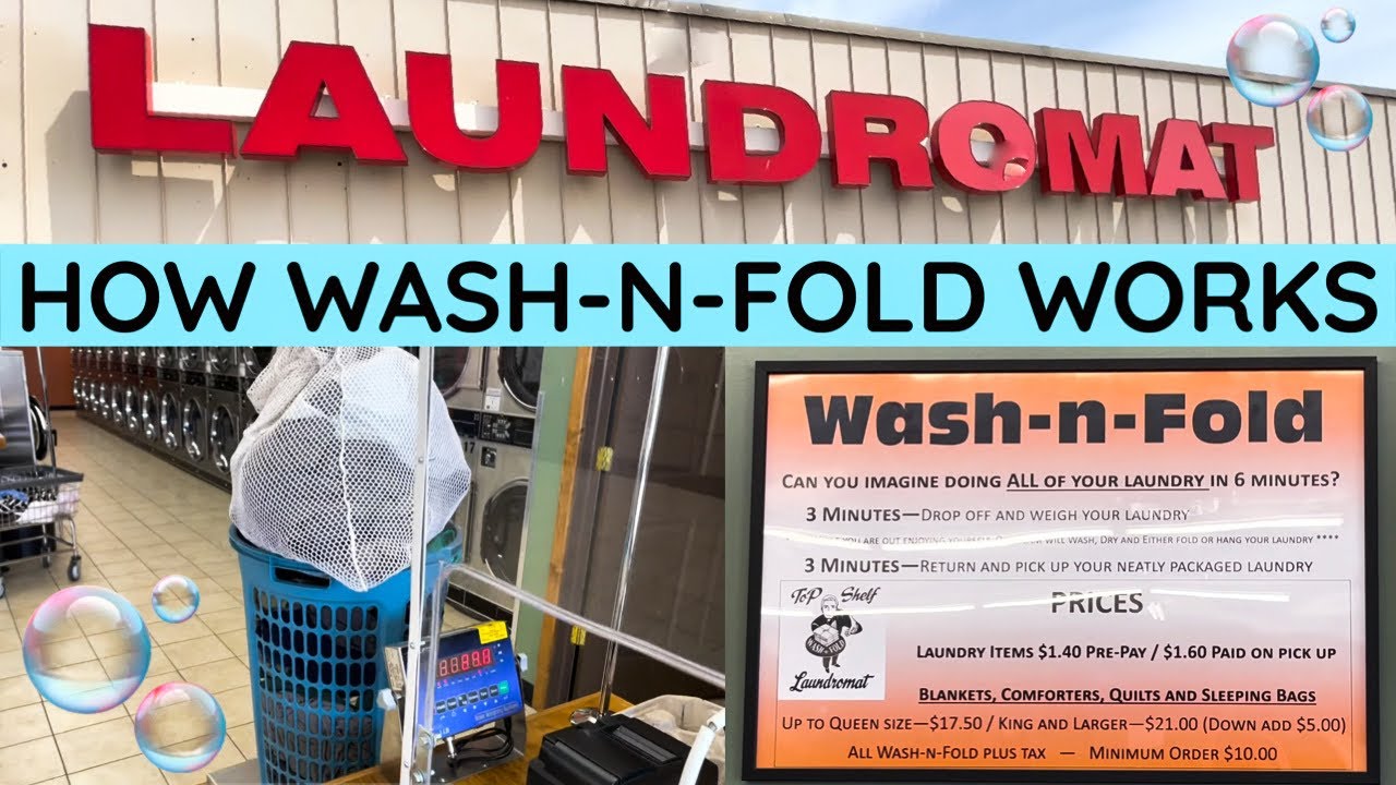 Wash-n-Fold. How Wash and Fold Works. Process, price, etc. Wash n' Fold ...