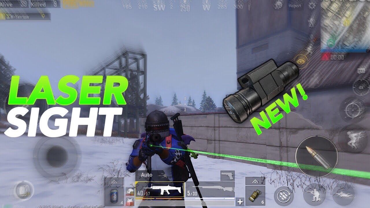 *NEW* LASER SIGHT GAMEPLAY! | PUBG Mobile - YouTube