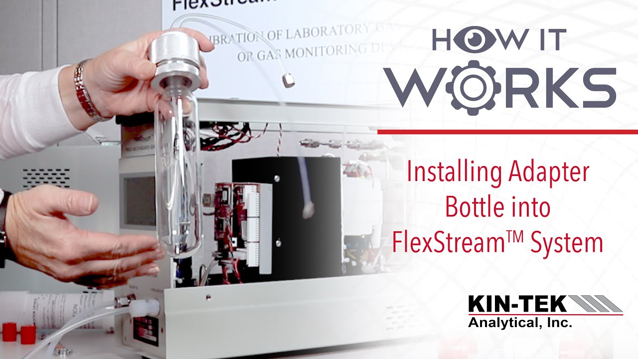 KIN TEK Installing Adapter Bottle in FlexStream - YouTube