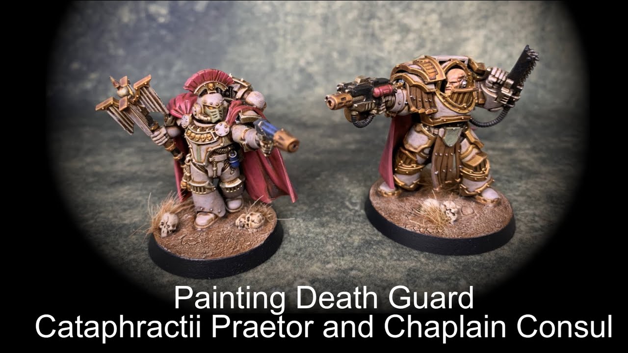 Horus Heresy Death Guard | painting space marine cataphractii praetor ...