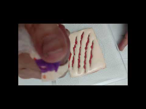 Freddy Krueger Cookie Decorating Video - Slashed Chest