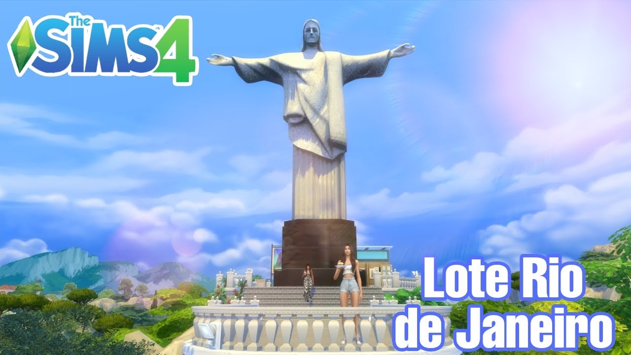 LOTE RIO DE JANEIRO-CRISTO REDENTOR-THE SIMS 4 - YouTube