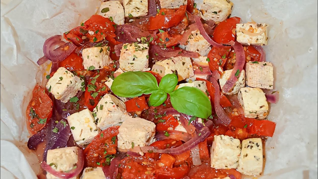 TOFU AL CARTOCCIO - YouTube