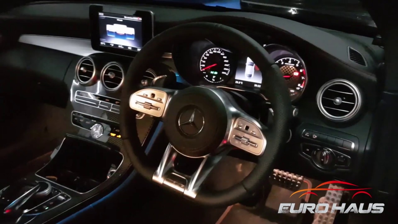 Mercedes Benz 2019 AMG steering wheel - YouTube