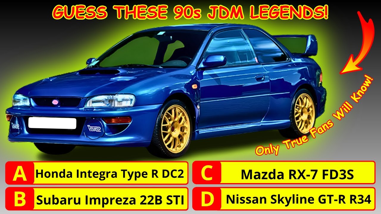 Guess These 90s JDM Legends! Can You Name Them All? 🇯🇵🔥 - YouTube