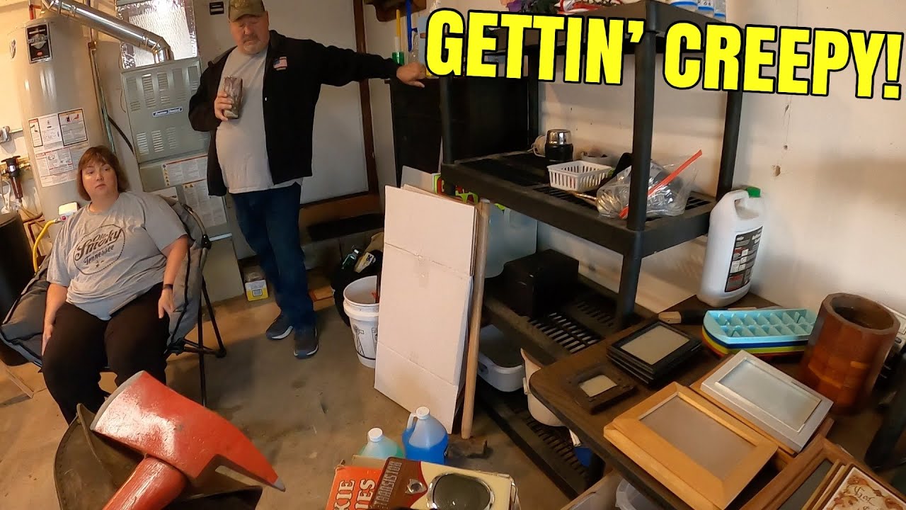 GETTING CREEPY AT A GARAGE SALE - YouTube