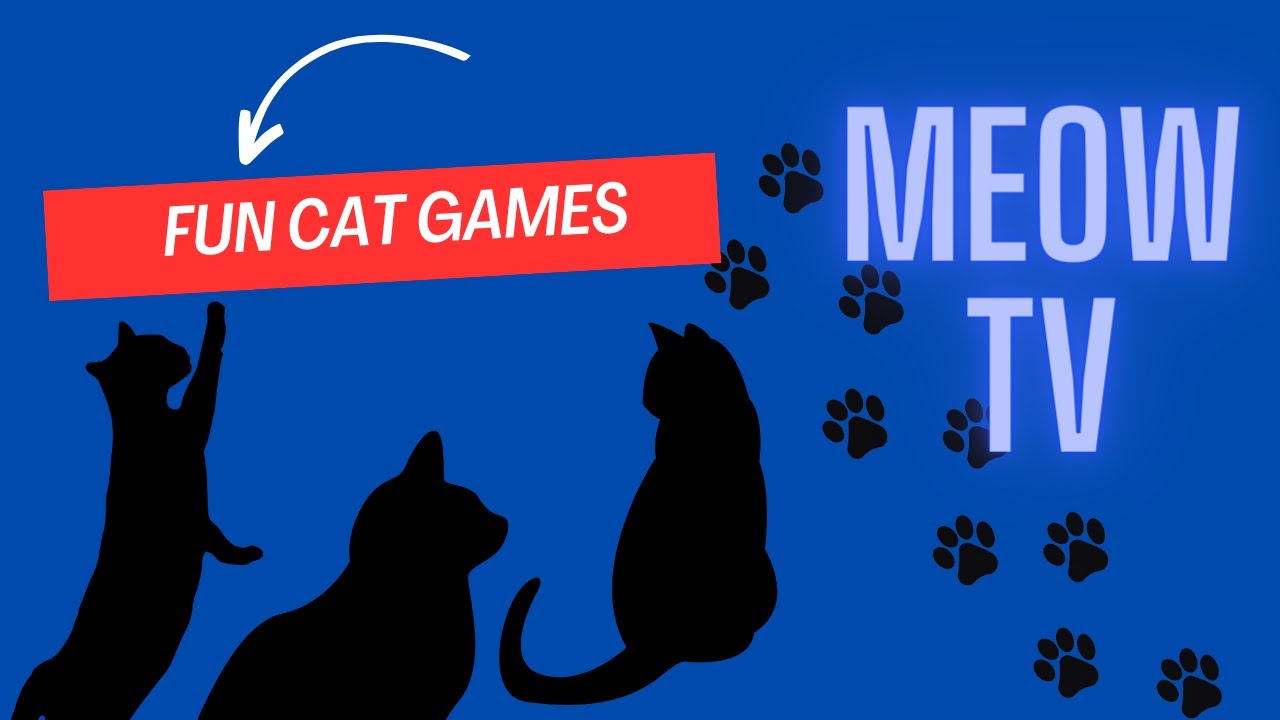 CAT TV - GAMES FOR CATS - FUN GAMES AND SOUNDS - MEOW TV - 30 MINS OF ...