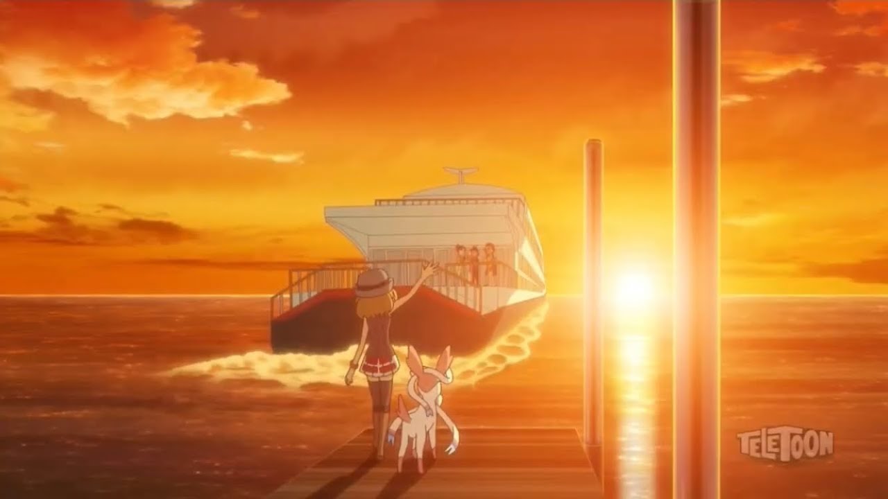 Ash & Serena reunite in Pokémon journeys Part 2/2 - YouTube