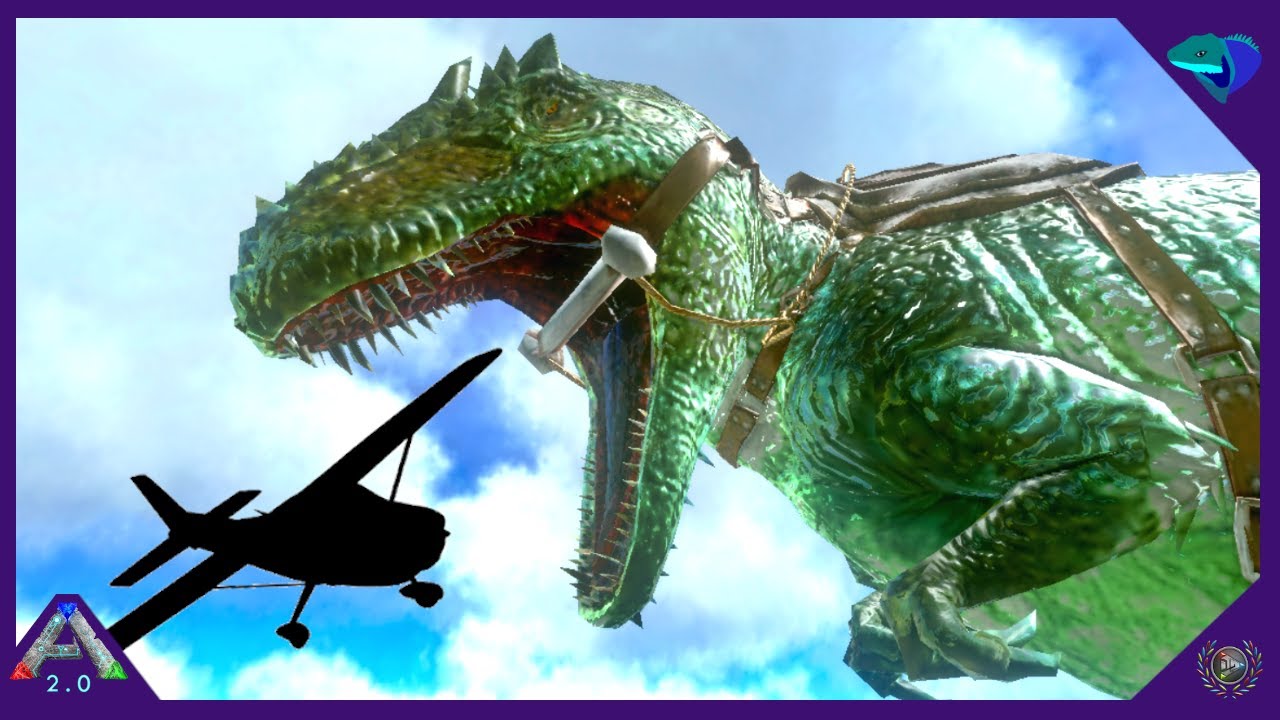 TAMING A GIGA AT THIRTEEN THOUSAND FEET! (Face Reveal) ARK: Mobile ...