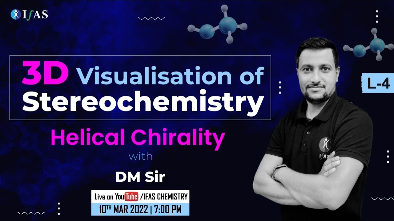 3D visualization of stereochemistry - Helical Chirality - YouTube