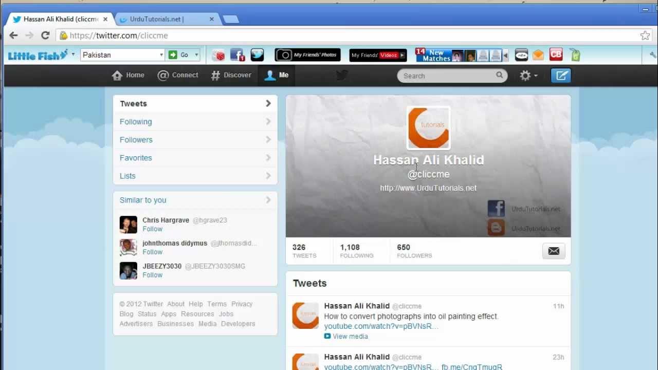 How to make Twitter Header in Photoshop 2013 - YouTube
