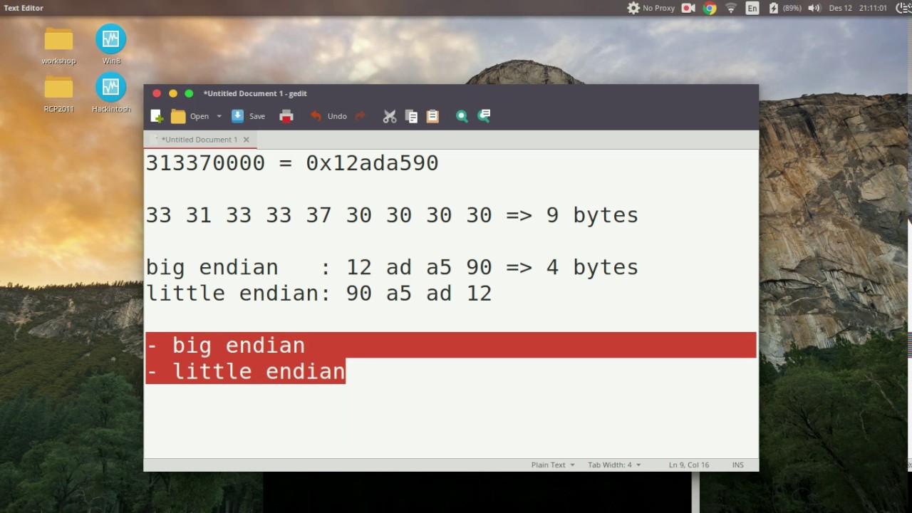 Tutorial 2: Binary data dan endianness - YouTube