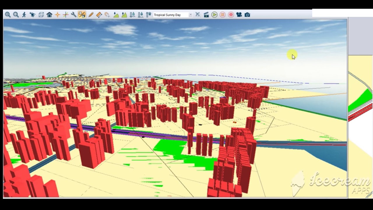 How to Create 3D Buildings Models in Global Mapper for Specific Height - YouTube