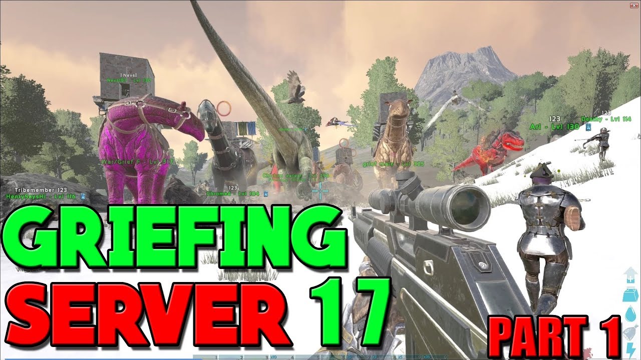 OFFICIAL PVP / GRIEFING SERVER 17 / (B&G) PART 1 - YouTube