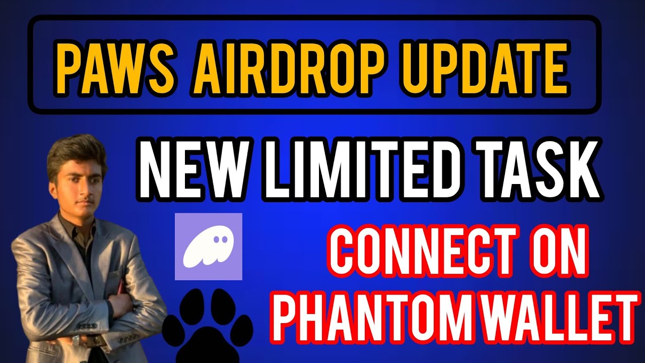 Connect Solana Wallet on PAWS || PAWS Airdrop Connect Phantom Wallet ...