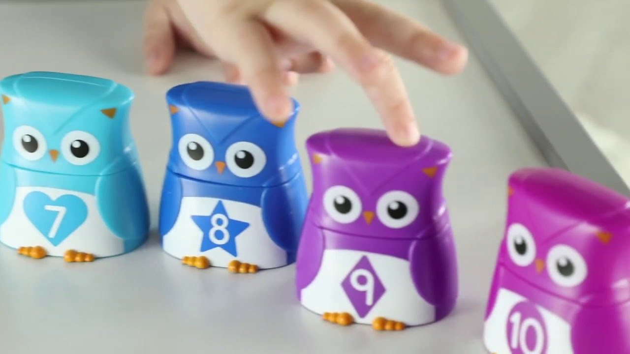 Learning Resources Rainbow Owls - YouTube