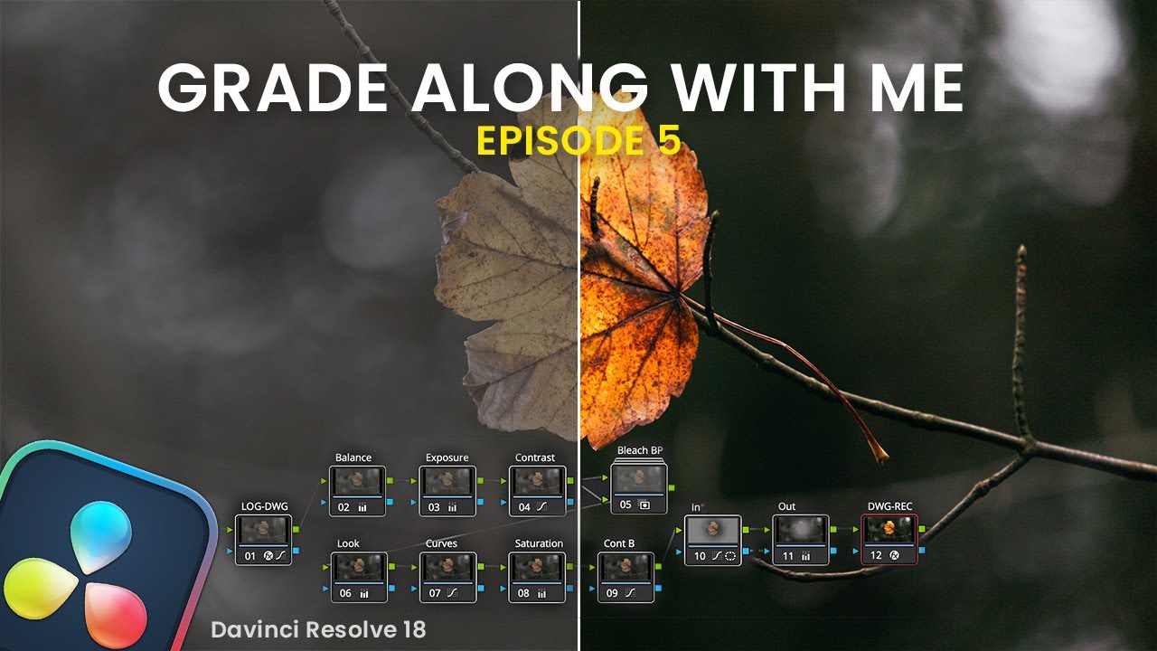 Color Grade Along With Me - E5 // Davinci Resolve 18 - YouTube