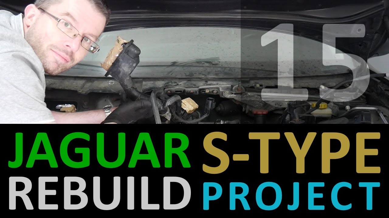 Jaguar S-Type Restoration [15] Unplugging the ENGINE HARNESS - YouTube