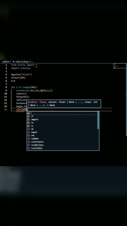 🐍 Python Turtle Programming Pythonprogramming Youtubeshorts Howtodo Treanding Python