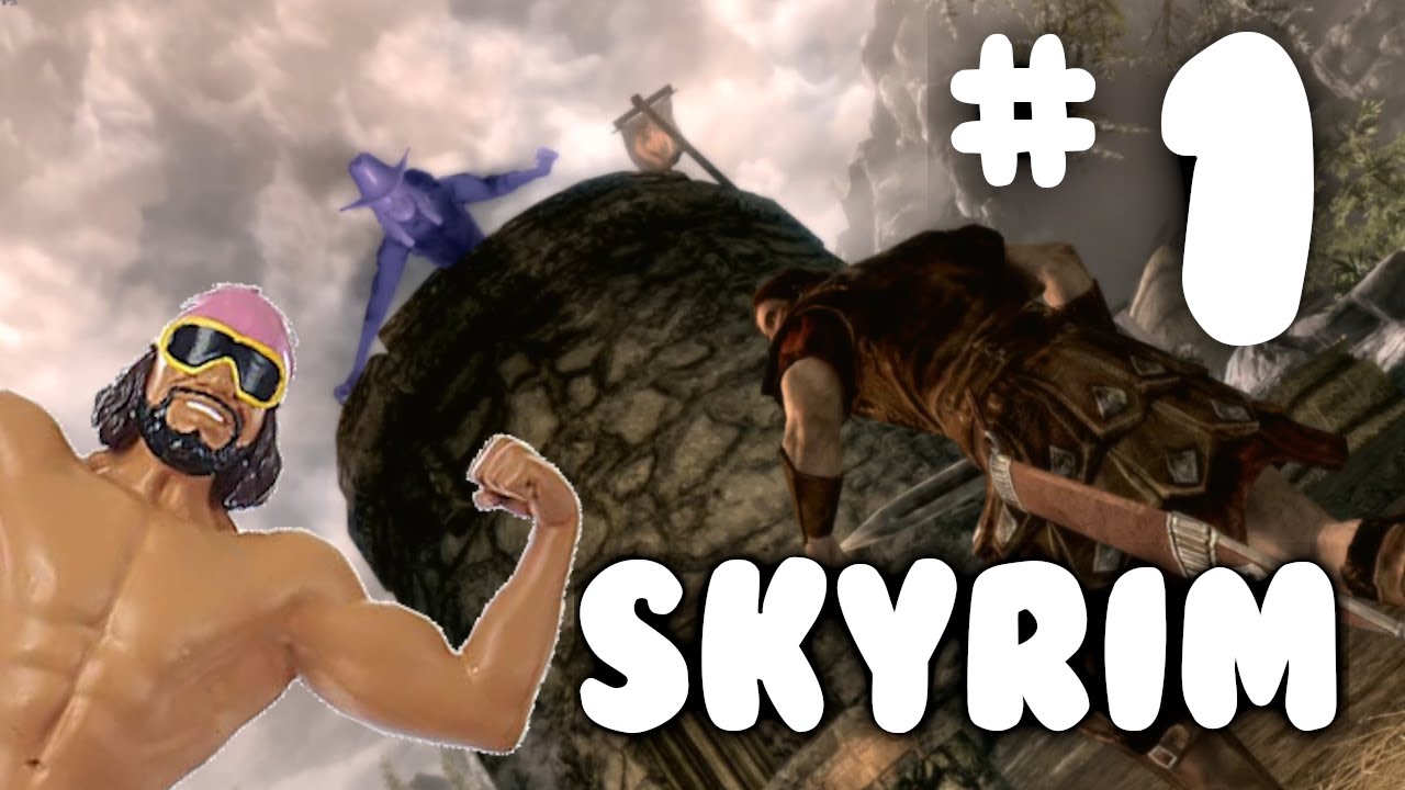 MACHO MAN DRAGONS!!!| Skyrim Modded #1 (with Demitri) - YouTube