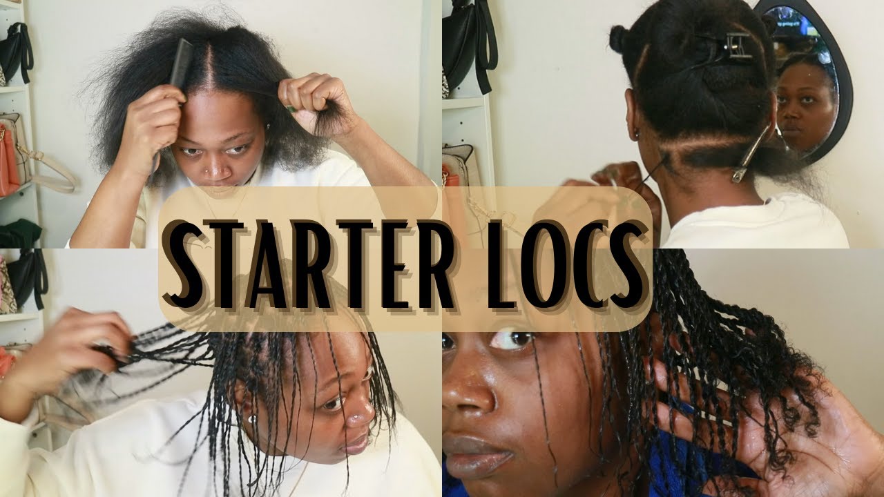 STARTER LOCS || THE BEGINNING OF MY LOC JOURNEY || TWO STRAND TWIST ...