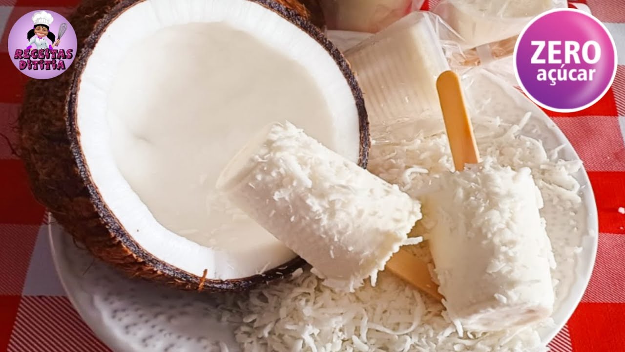 PICOLÉ/GELADINHO GOURMET DE CÔCO ZERO AÇÚCAR – Ótimo Faça e Venda ...