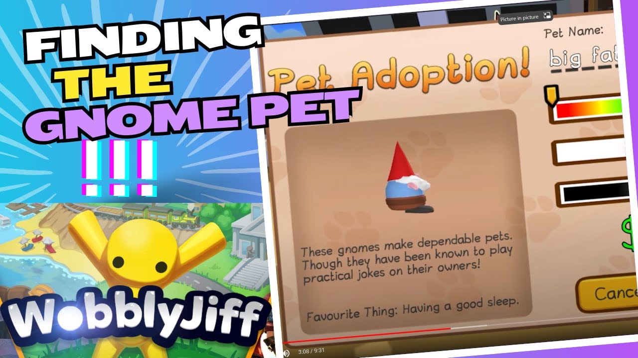Wobbly Life: Gnome Pet Hunt - Live Stream Highlights - YouTube