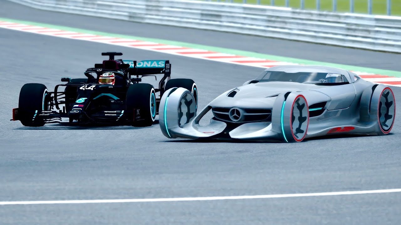 Mercedes F1 2020 vs Mercedes Silver Arrow at Red Bull Ring - YouTube