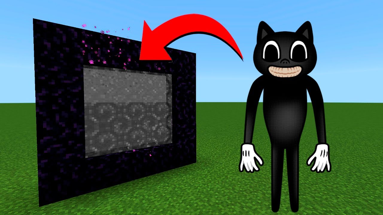How To Make A Portal To The Cartoon Cat Dimension in Minecraft! - YouTube