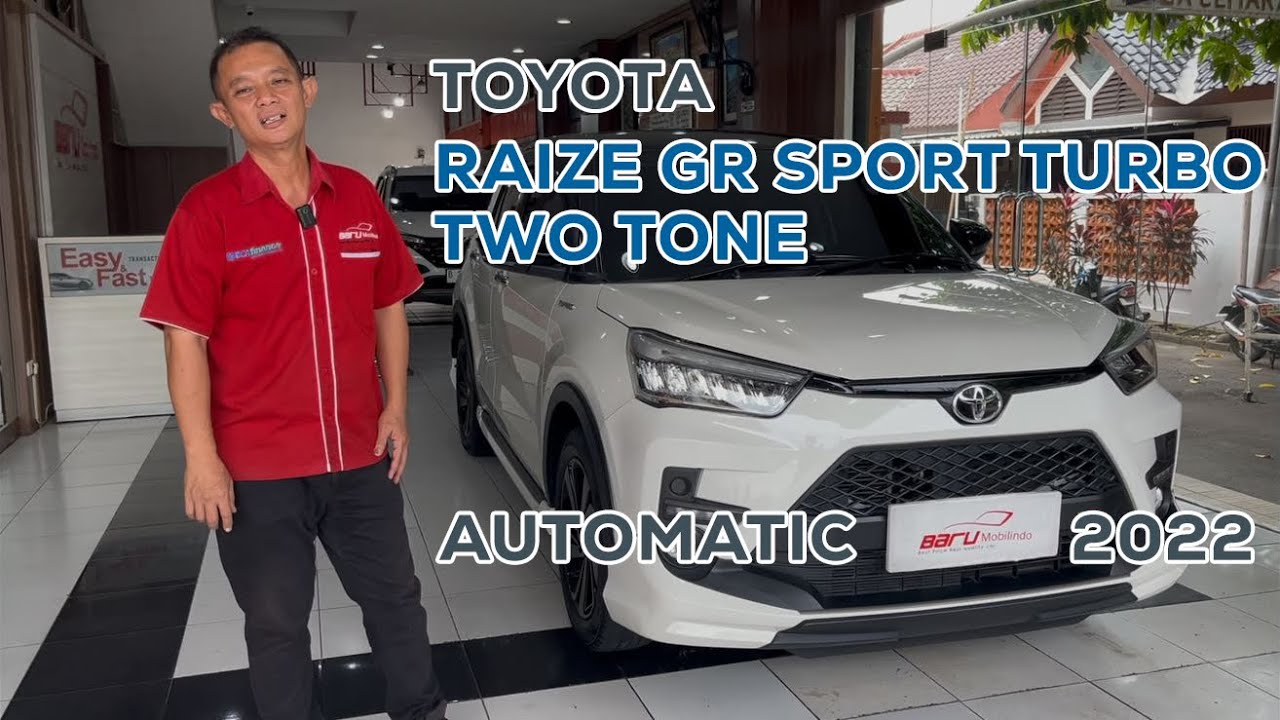 Toyota RAIZE GR SPORT TURBO TWO TONE AT 2022 - YouTube