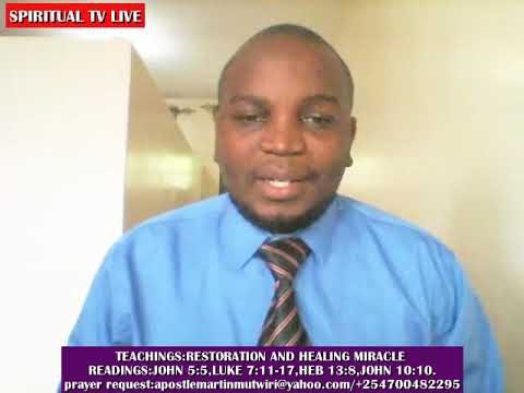 HEALING AND RESTORATION TIME by Apostle Martin Mutwiri - YouTube