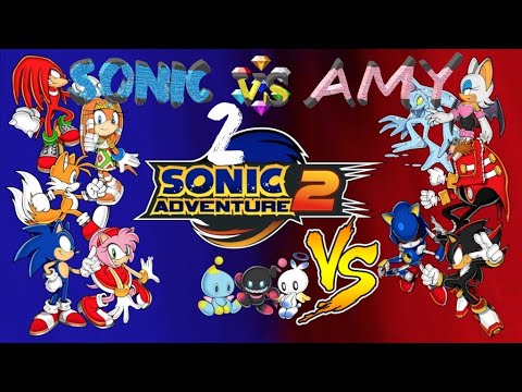Sonic vs Amy 2 - Sonic Adventure 2 Battle Gameplay - YouTube