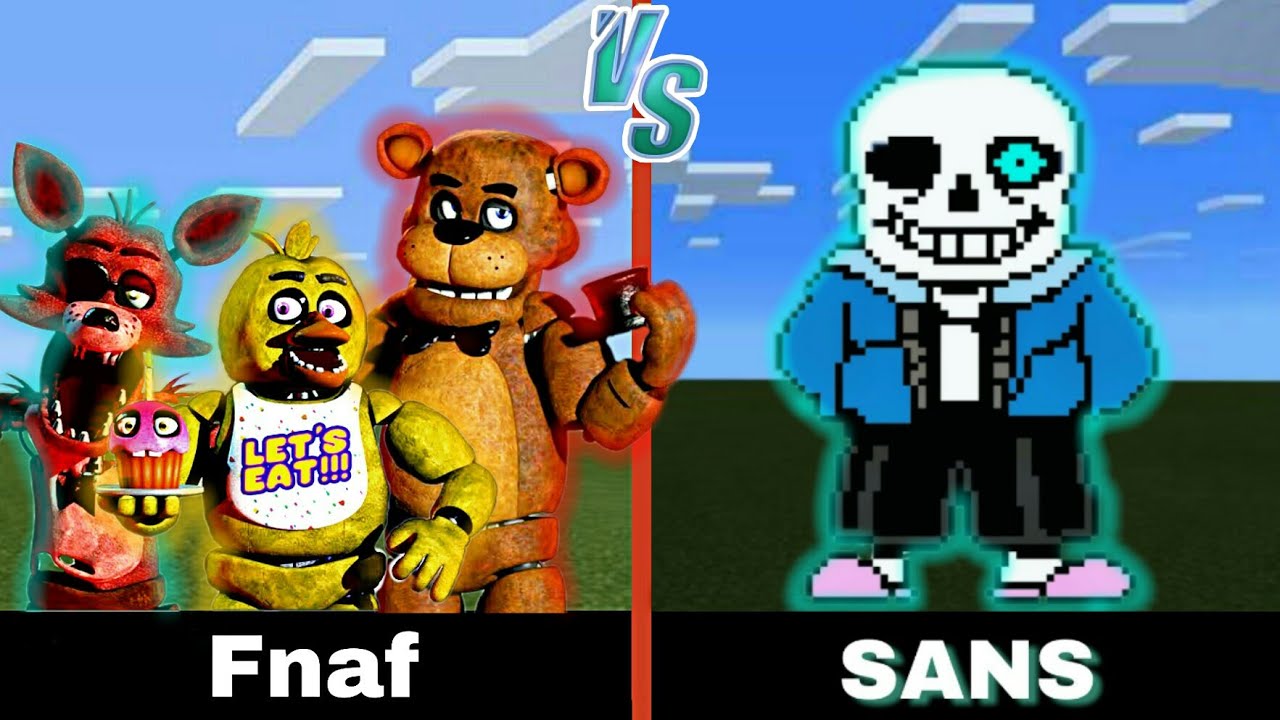 Five Nights at Freddy's vs. Sans | Minecraft (GAME BATTLE!) - YouTube