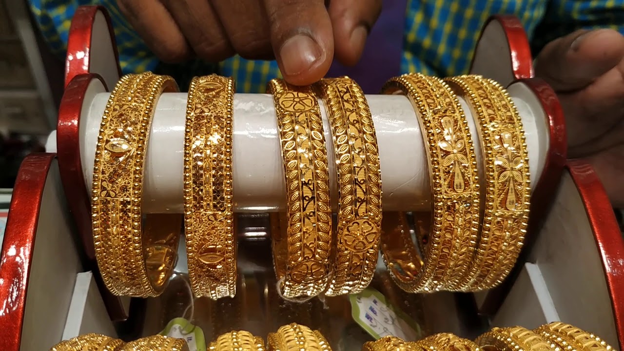 কম খরচে 21/22KDMসোঁনার চুড়ি/21/22KDM GOLD CHURI PRICE BD - YouTube