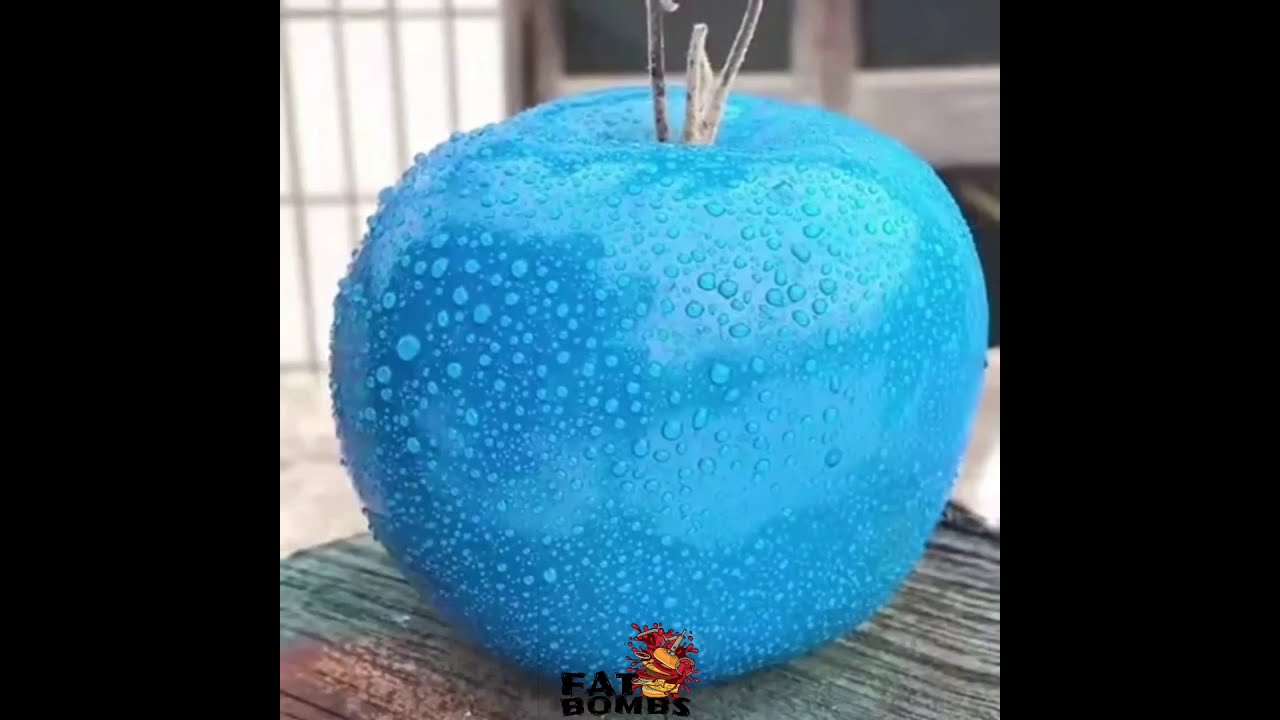 Real Blue Apple