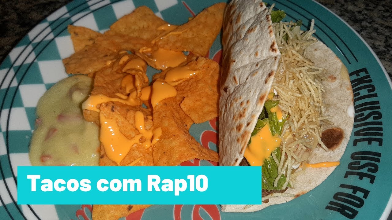 Receita de tacos com Rap 10 - YouTube