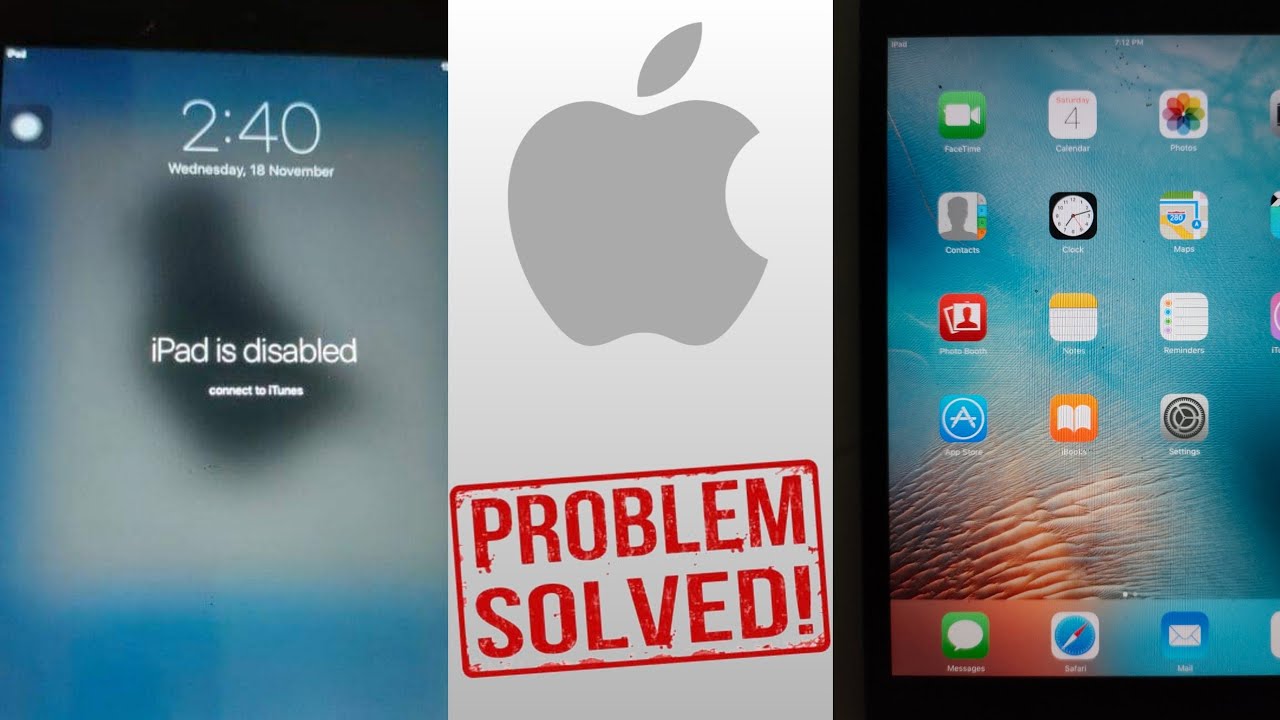 HOW TO FIX IPAD IPHONE IOS DISABLED | FORGOT PASSWORD TUTORIAL 2021 ...