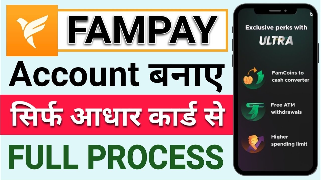 fampay account kaise banaye ! how to open fampay account ! fam pay per ...