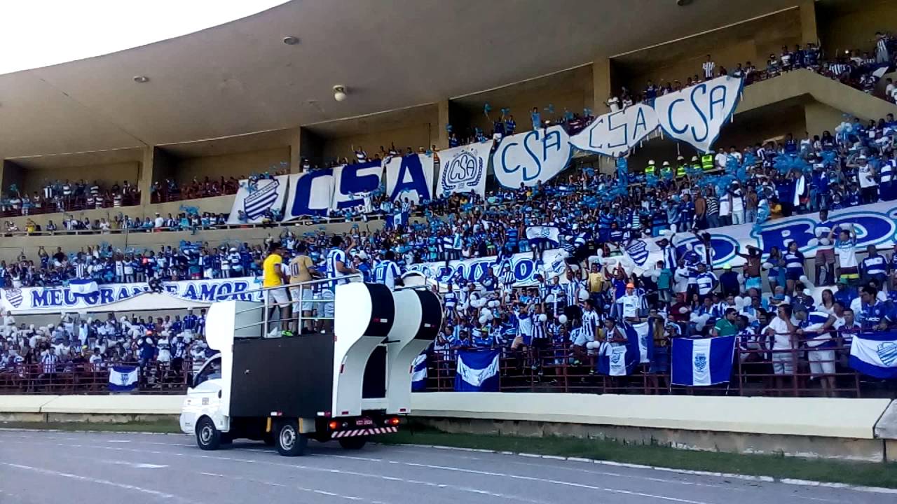 Minuto Esportes - Torcida do CSA - Mancha Azul - YouTube