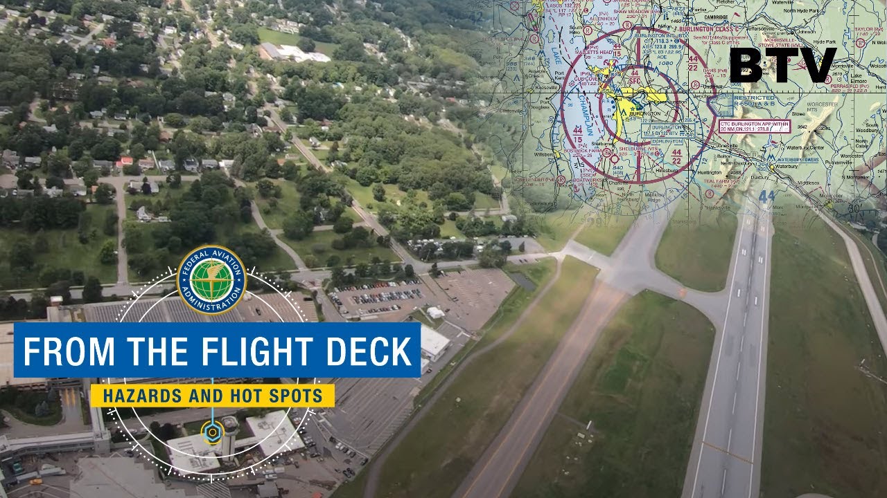 From The Flight Deck - Burlington International Airport (BTV) - YouTube