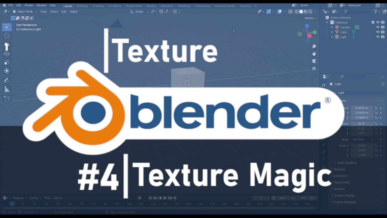 Texture Magic | Apprendre les Textures blender 3D - YouTube