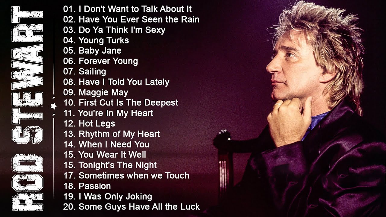Rod Stewart Greatest Hits Playlist 🎸Rod Stewart Full Album🥁 Rod Stewart ...