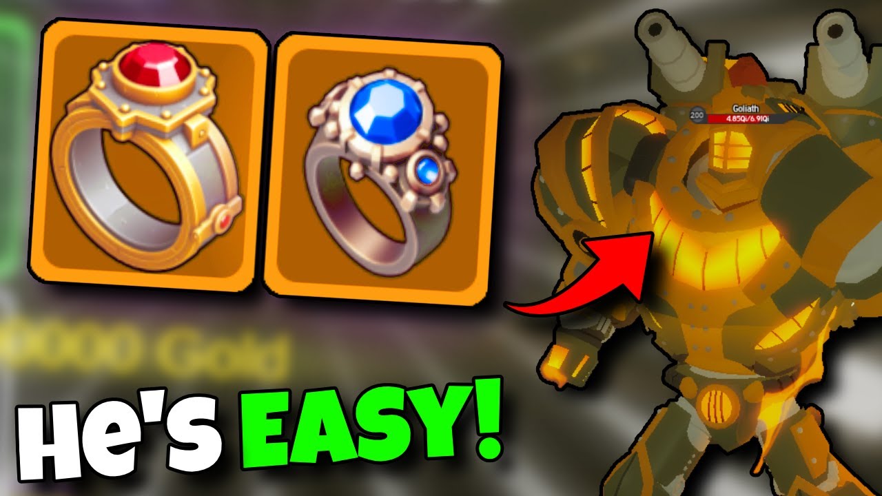 HOW TO *SOLO* THE NEW SIEGE GOLIATH BOSS in DUNGEON QUEST - YouTube