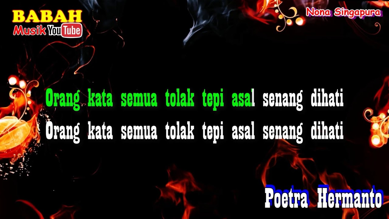 Nona Singapura | R Azmi | Karaoke tanpa vocal - YouTube