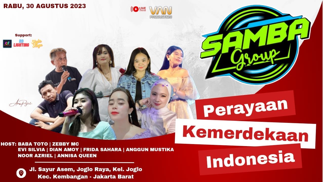 🔴 LIVE STREAMING SAMBA GROUP - RABU 30 AGUSTUS 2023 - YouTube