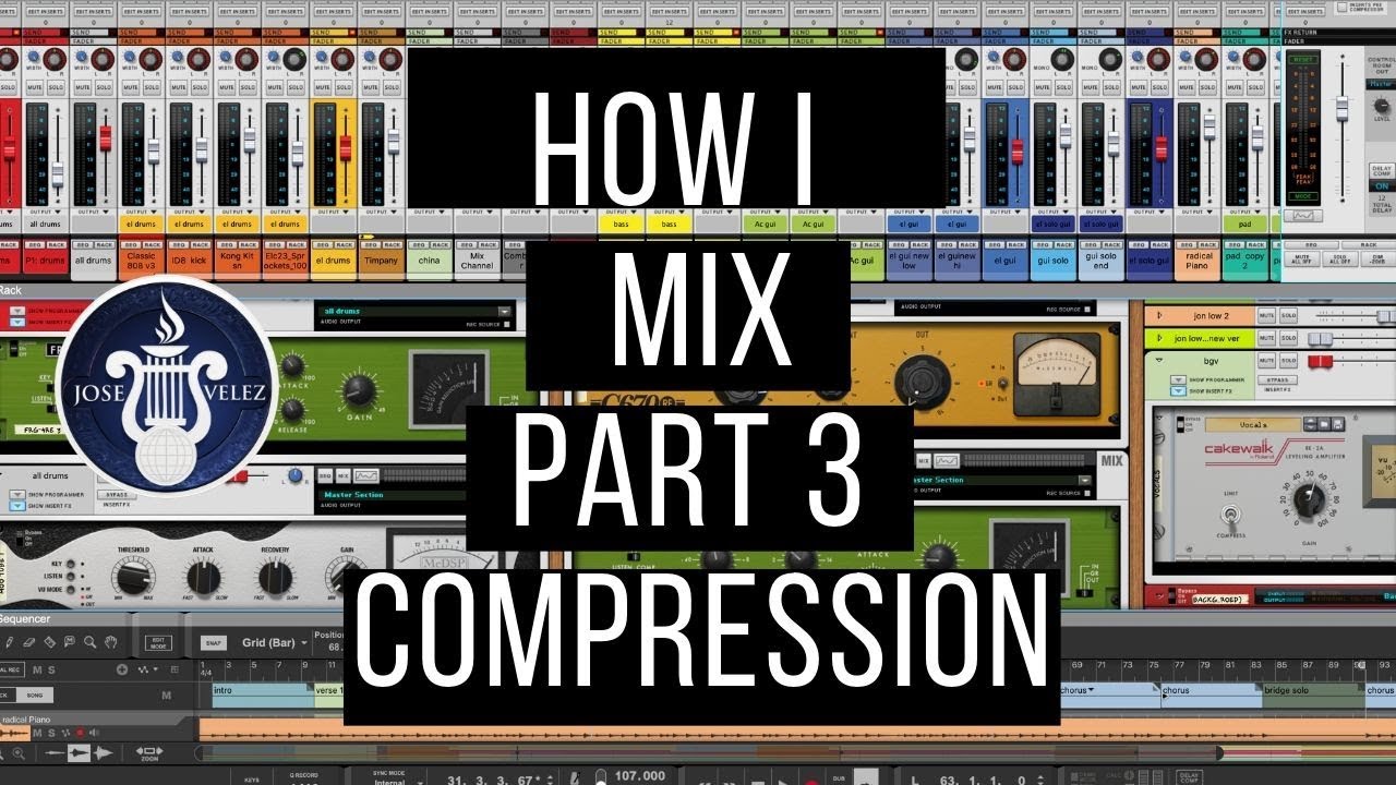 How I mix / part 3 compression (Made in Reason 11) - YouTube