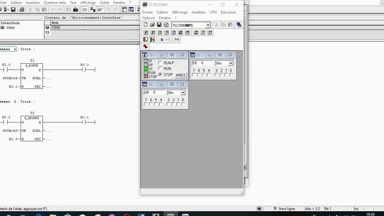 La temporisation en Ladder-step7(بالدارجة) partie1 - YouTube