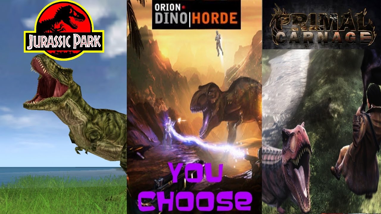 Choose your next Let's play - Dinosaur edition!!! - YouTube