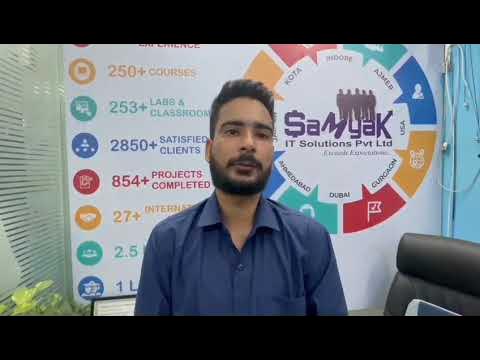 Success Experience of Karan Verma with Samyak Computer Classes | Course Completion Celebration ...