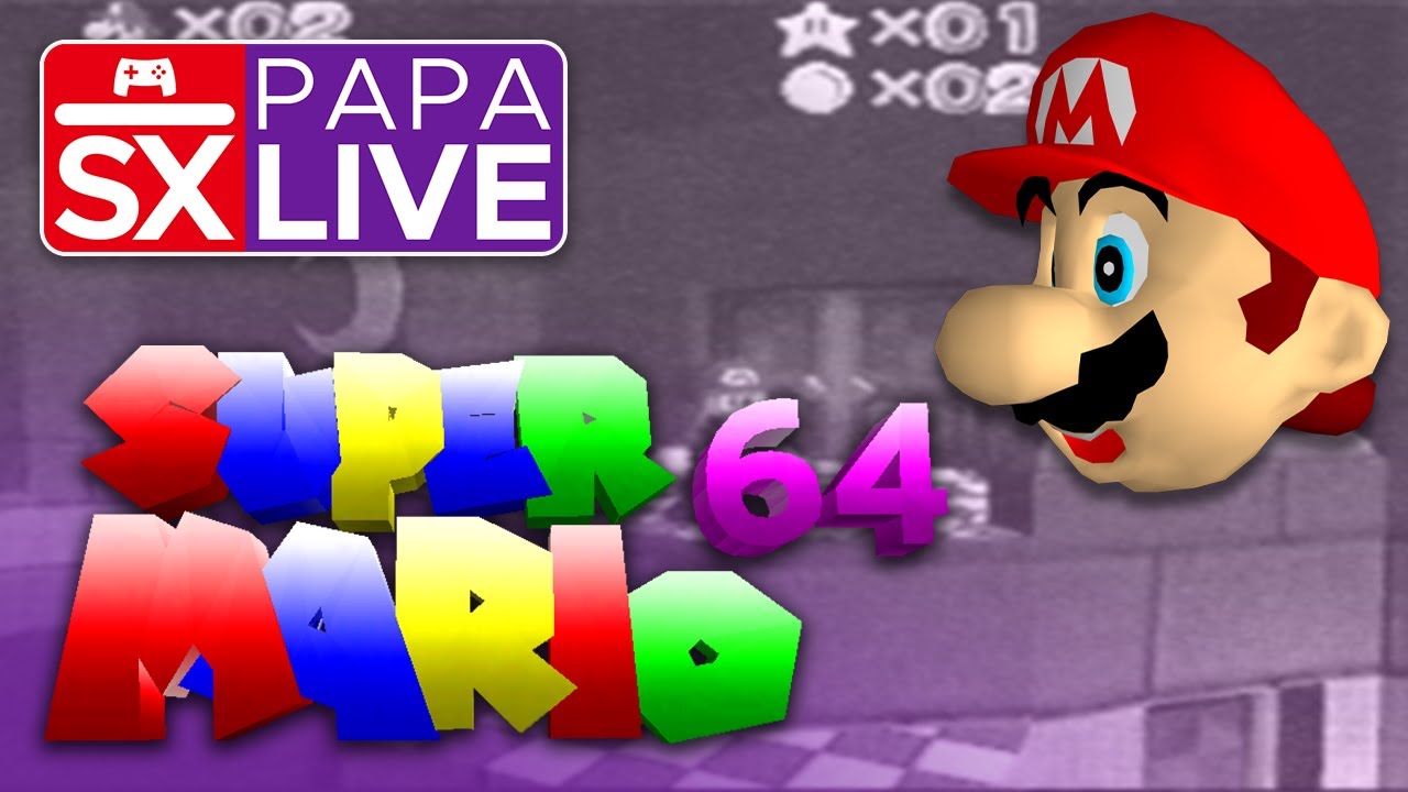 🔴 Super Mario 64 Build 3313(Part 1) | Papa LIVE - YouTube